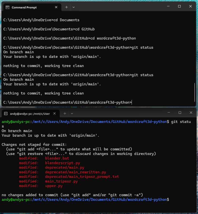 Weird Git Stuff: Using Windows Subsystem for Linux, I see git changes in WSL, but not in Windows ...